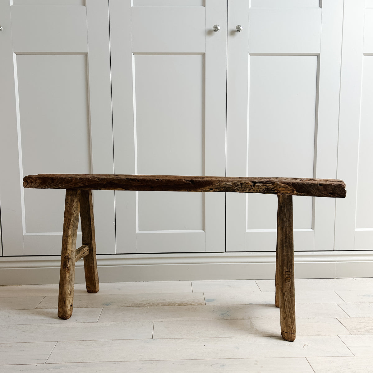 Antique Elm Bench – Salt Home