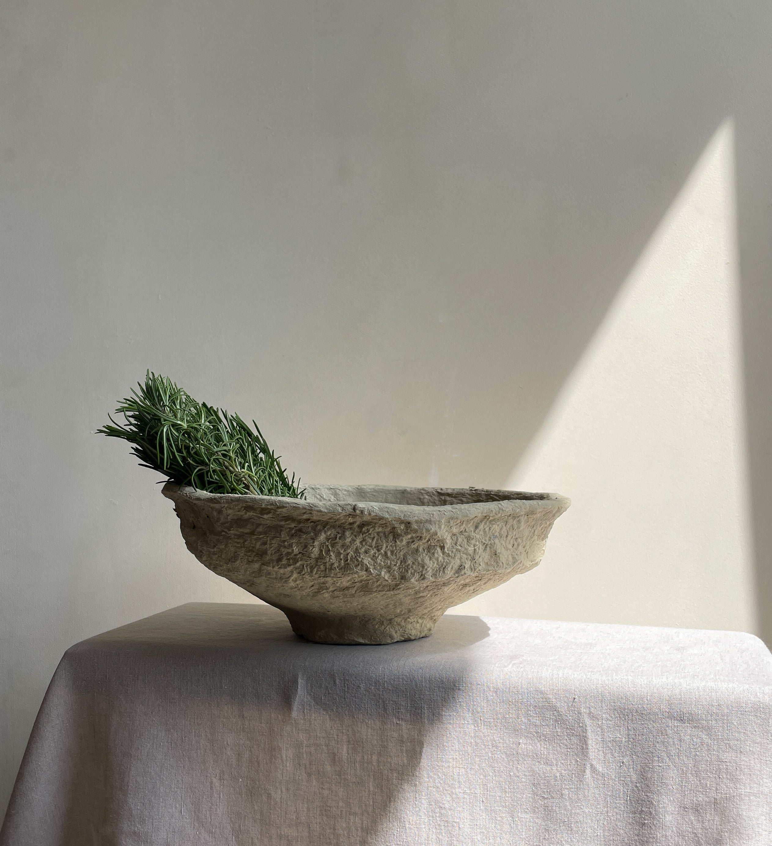 Paper Mache Bowl (natural) – Salt Home